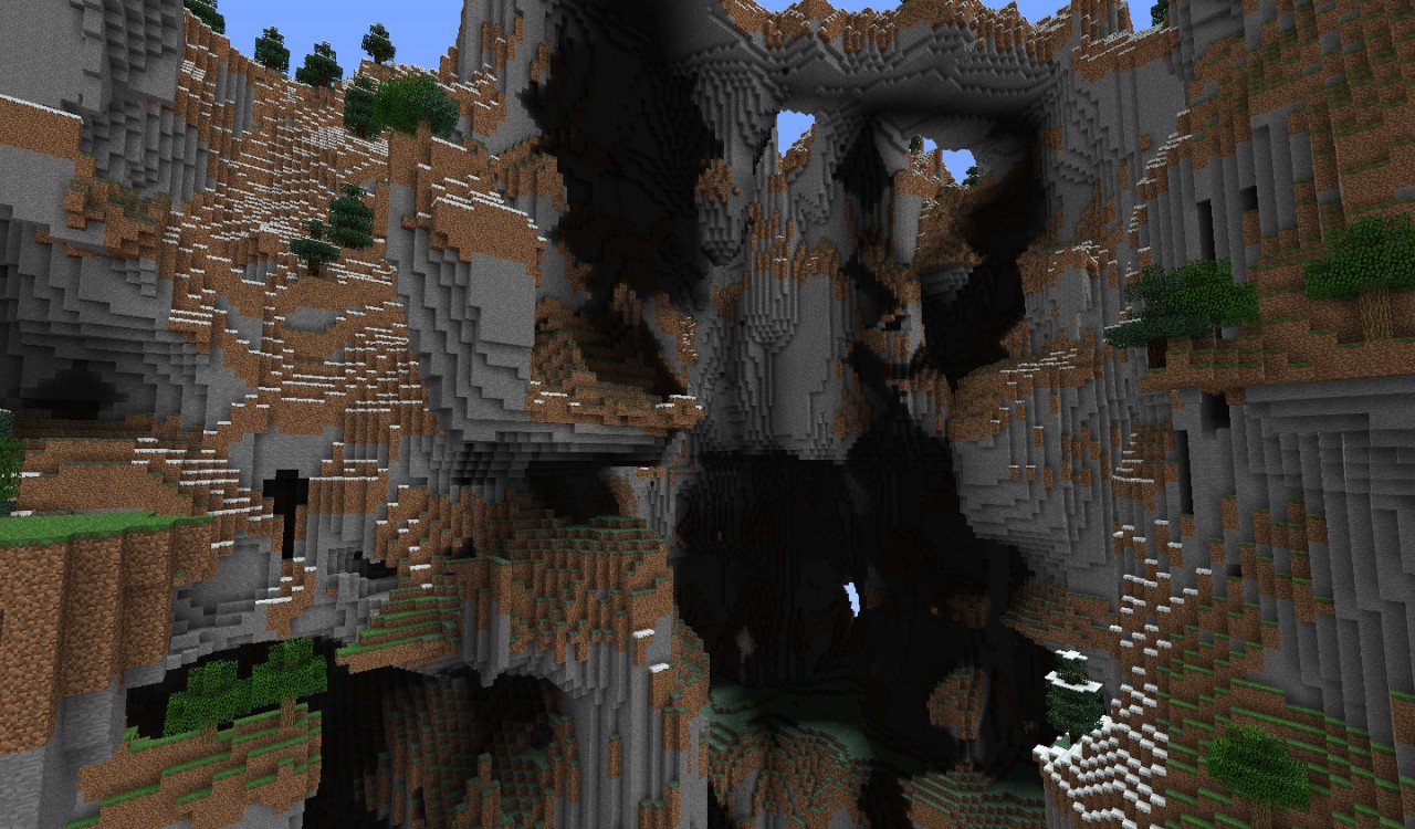 Mountains Lands [Epic custom terrain] Minecraft Map