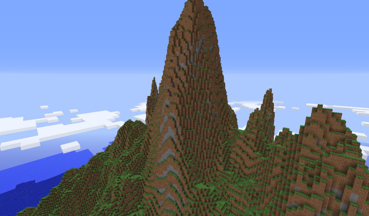 Cloud Mountain [Custom Terrain] Minecraft Map
