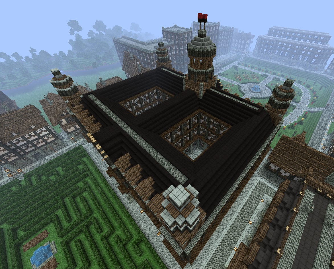 Big Medieval Palace Minecraft Map