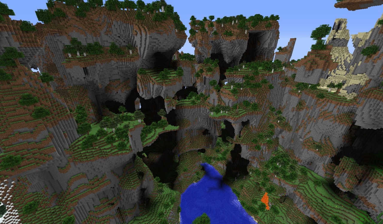 Mountains Lands [Epic custom terrain] Minecraft Map