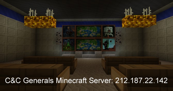 USA Command Center (C&C Generals) Minecraft Map