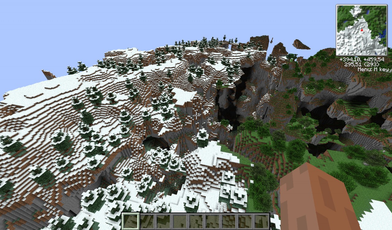 Mountains Lands [Epic custom terrain] Minecraft Map