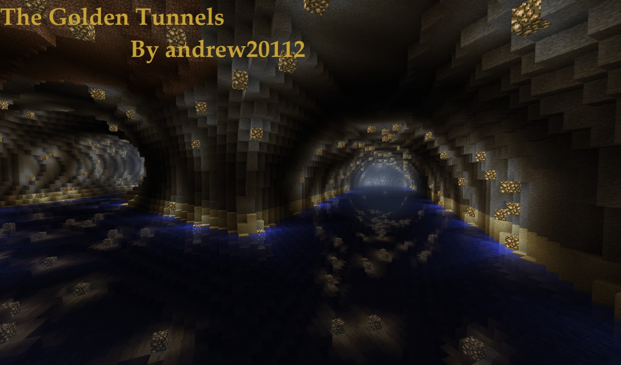 The Golden Tunnels Minecraft Map