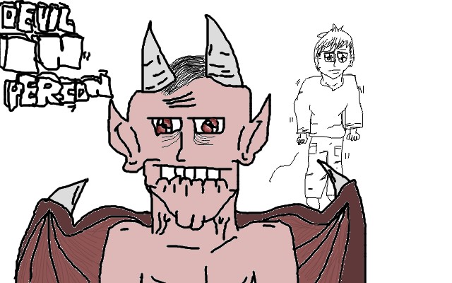ART- Devil in person art!