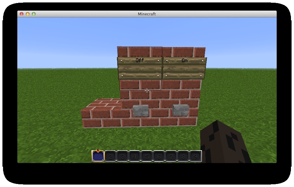 On/Off Fireplace v3 Minecraft Map