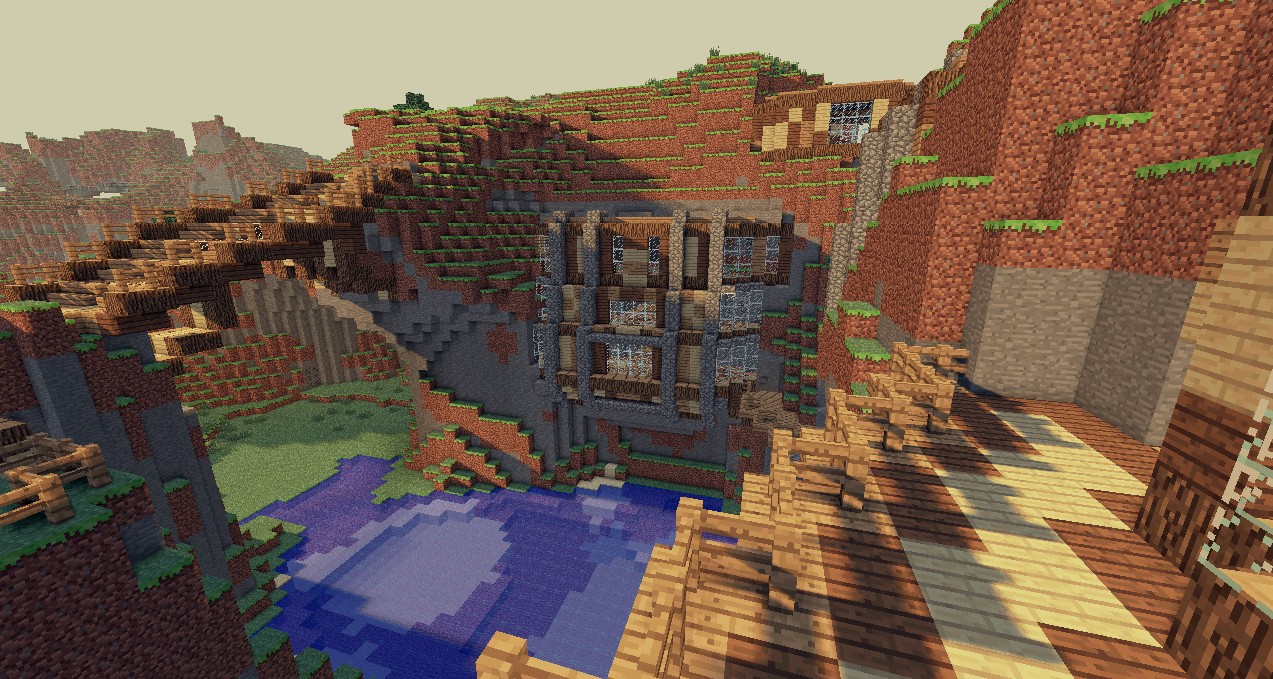 Equire ~ A Steampunk Mountain Town Minecraft Map
