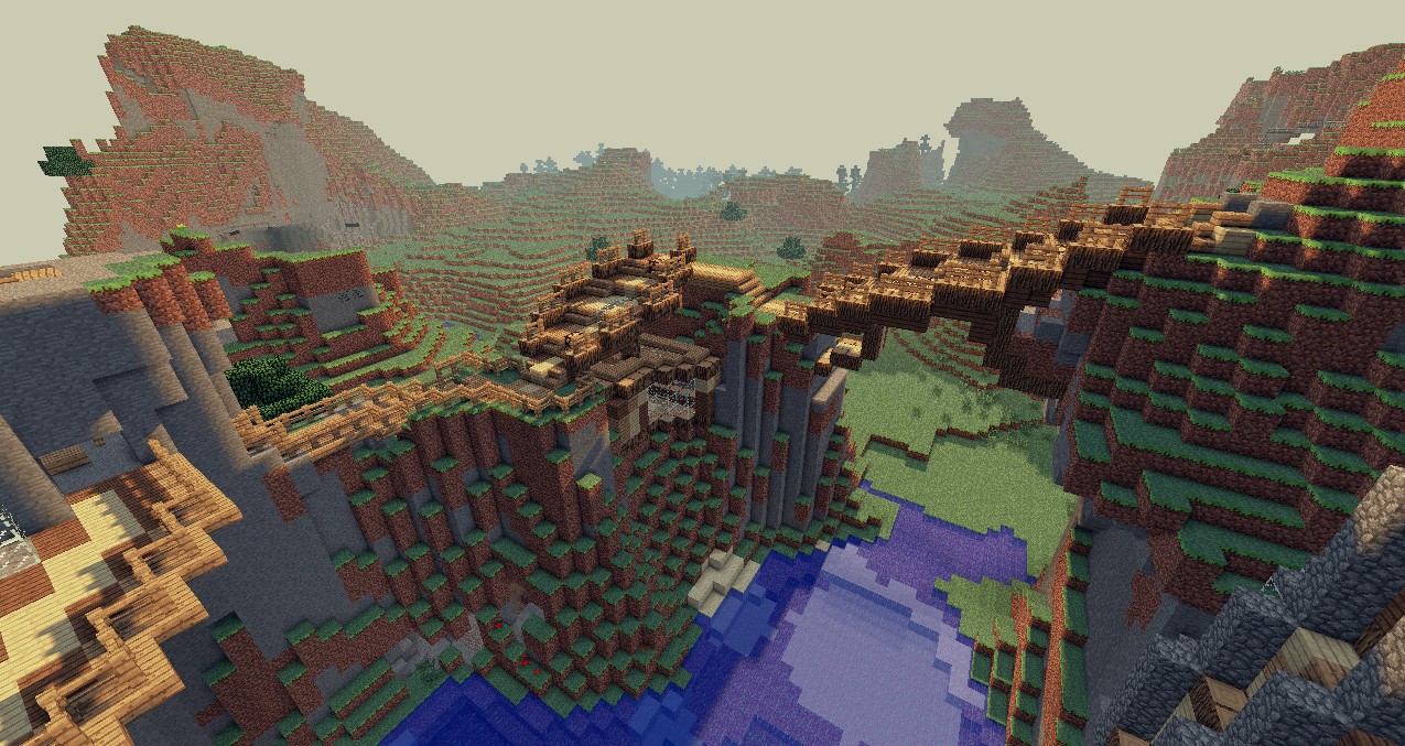 Equire ~ A Steampunk Mountain Town Minecraft Map