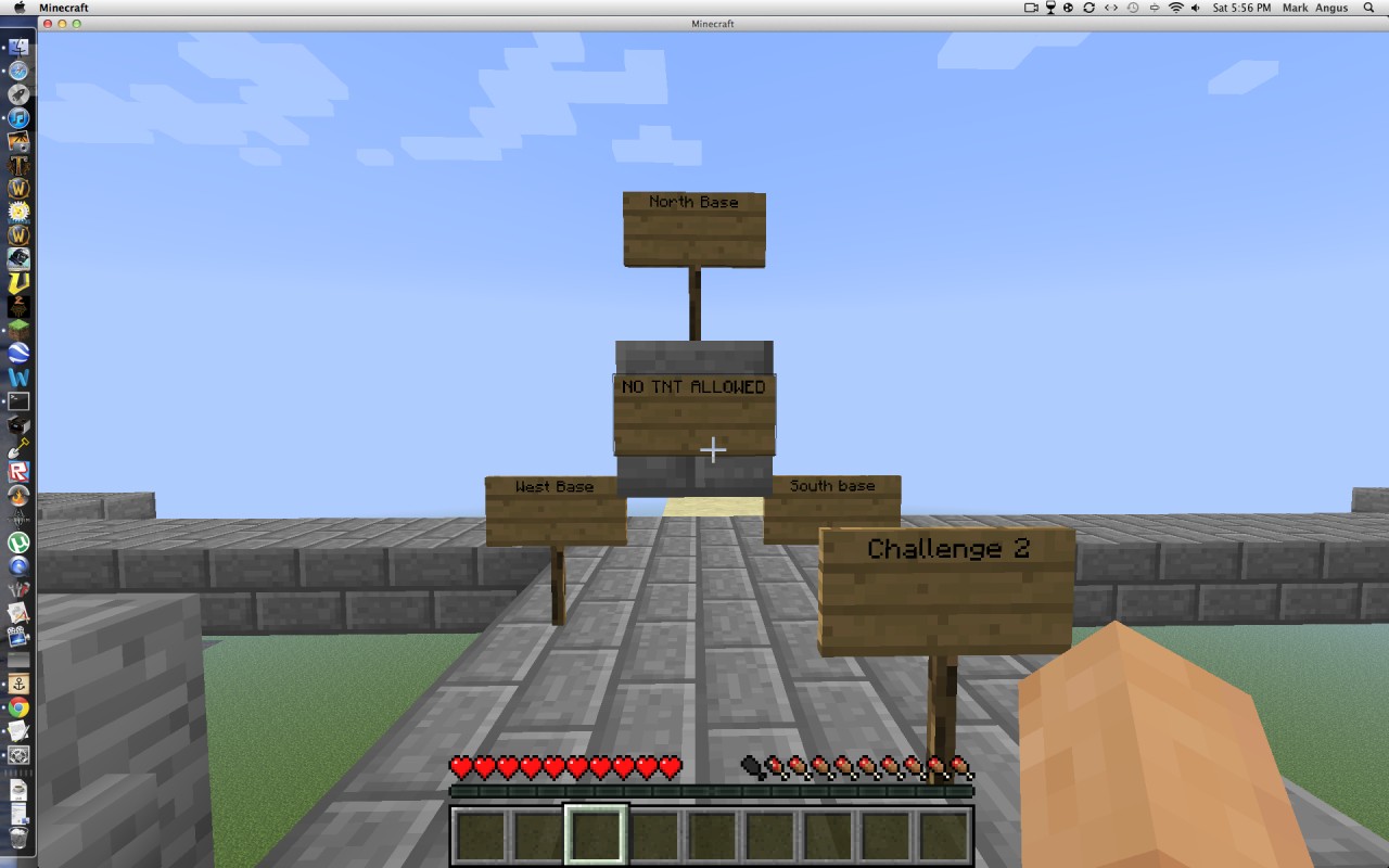 The 5 arenas Minecraft Map