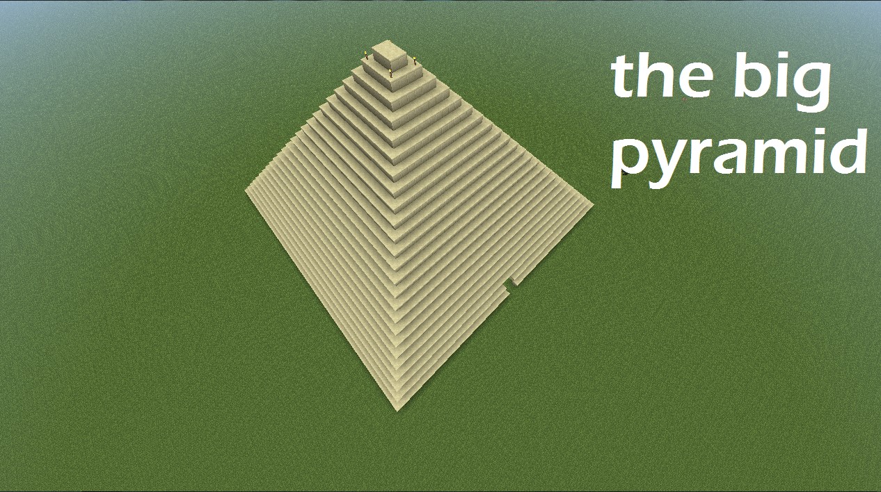 The Big pyramid Minecraft Map