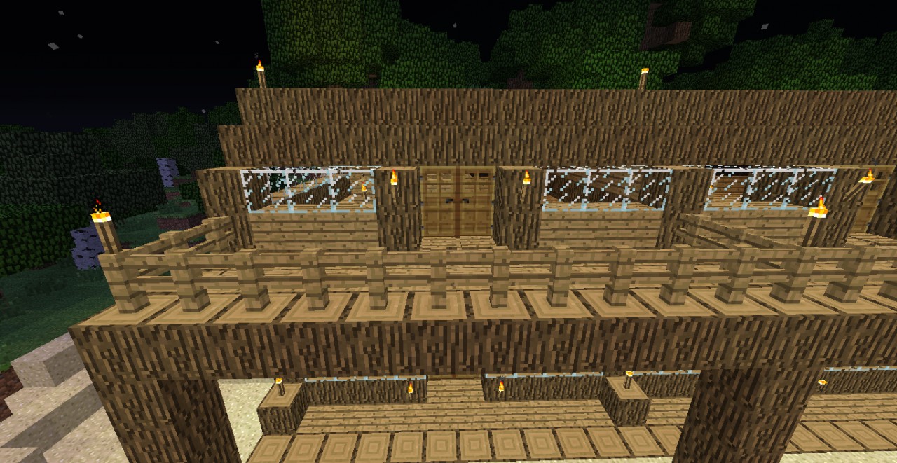 Beach Side Hotel Minecraft Map