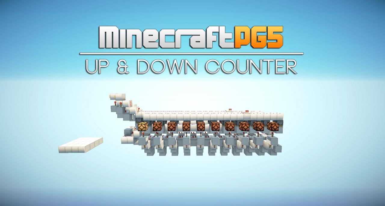 Up & Down Counter with Reset Minecraft Project