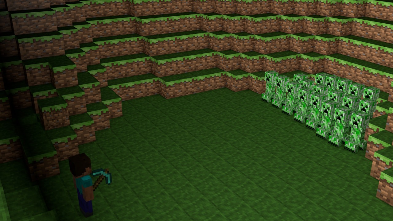 The Creeper and the Crater.