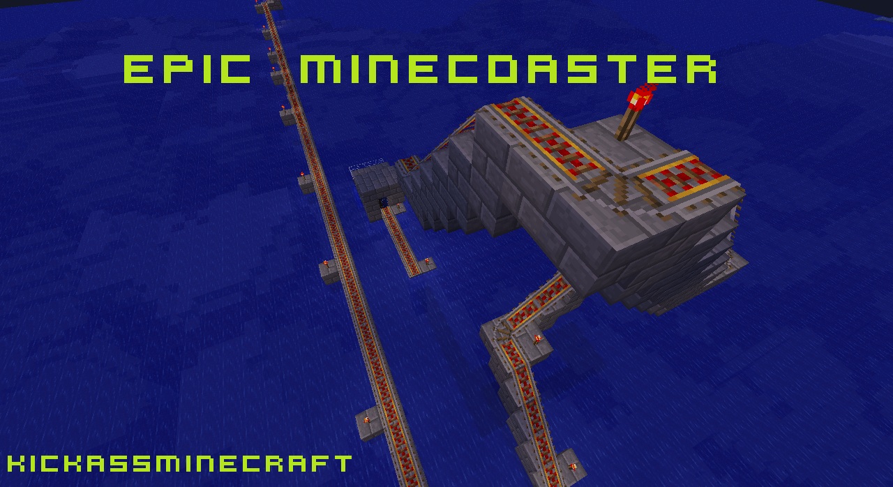 Epic Minecoaster! 1.3.1 Minecraft Map