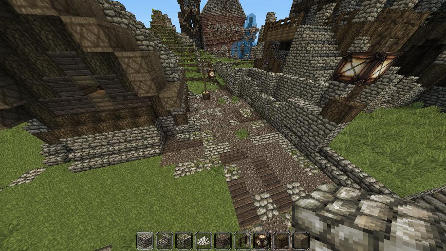 Medieval Barn & Path Way's Minecraft Map