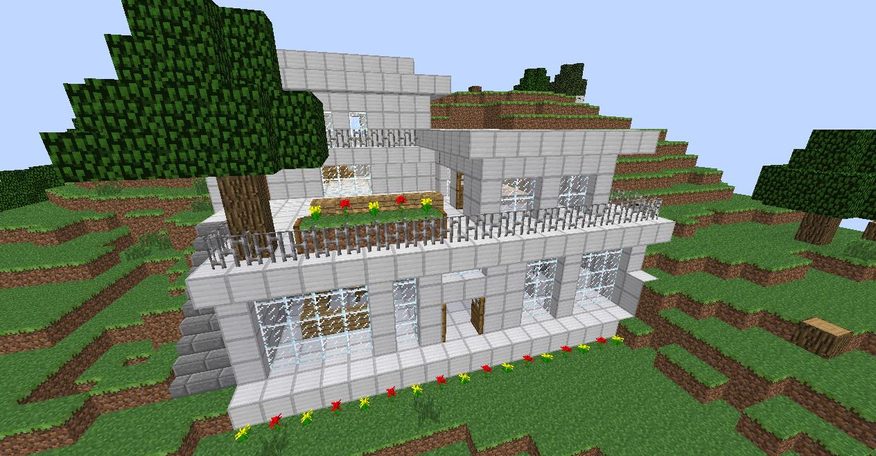 Exotic Hillside House Minecraft Map