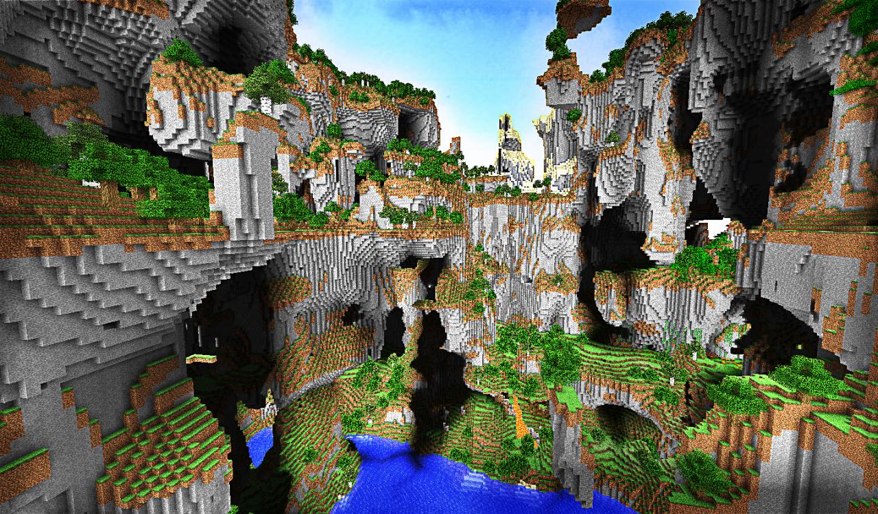 Mountains Lands [Epic custom terrain] Minecraft Map