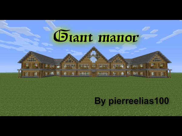 Giant Manor Minecraft Map