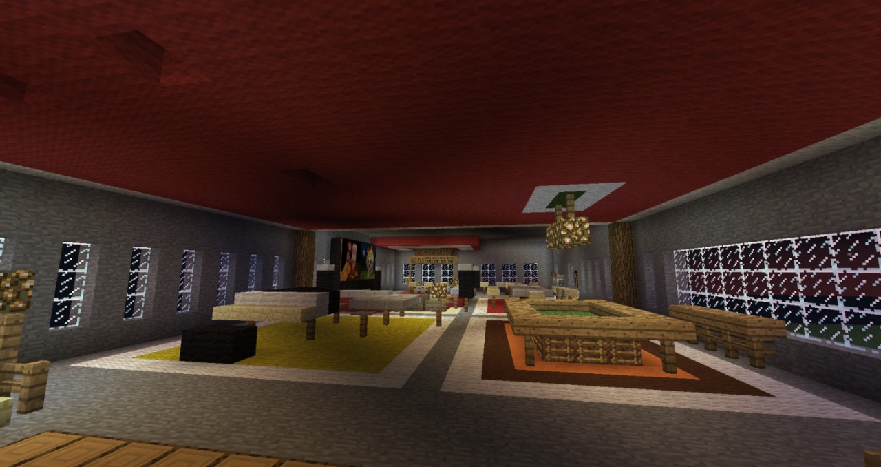 Hotel/resort - my first big building back in 'the day'. Minecraft Map