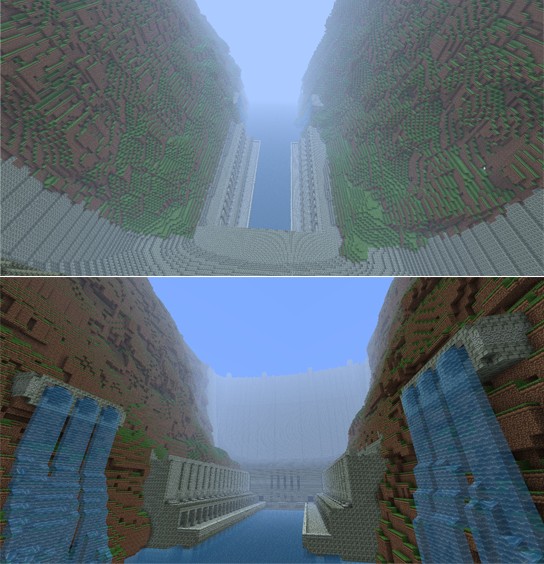 One Man Builds: The Hoover Dam Minecraft Map