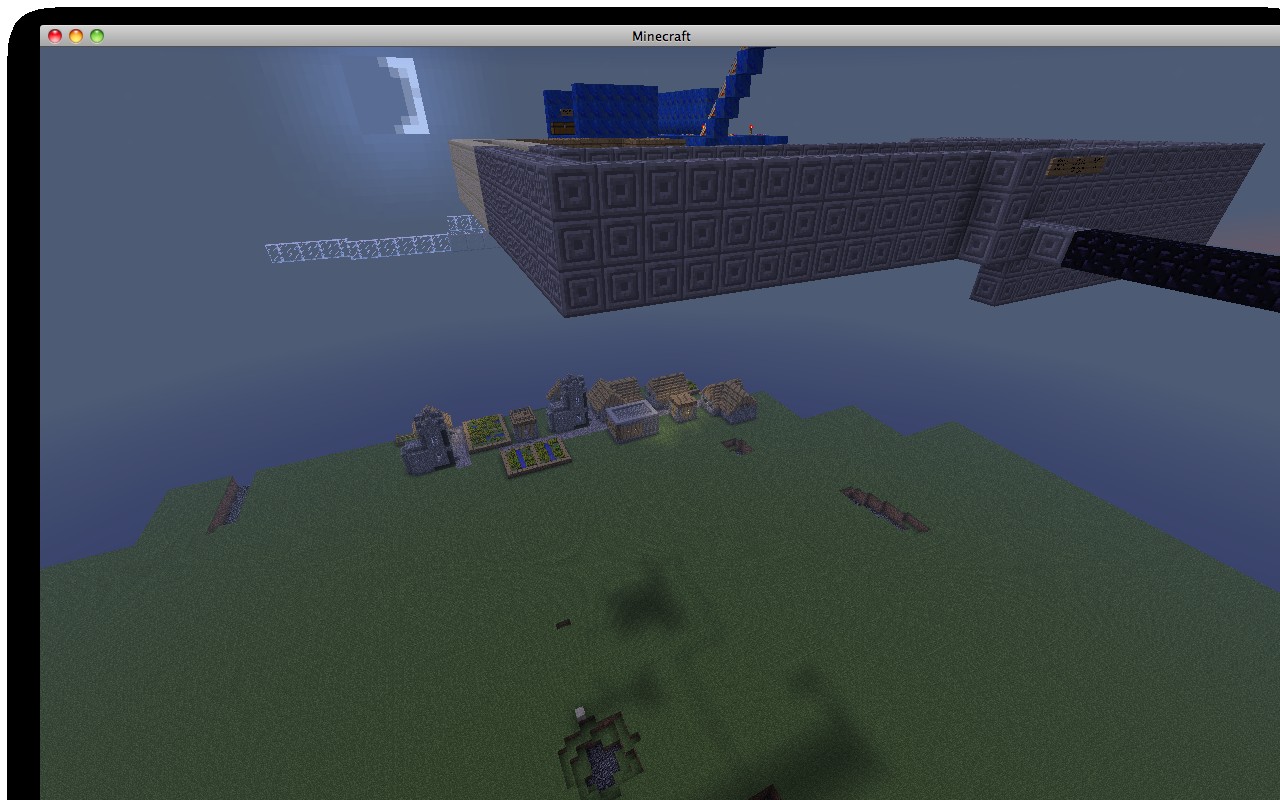 Modern Village + Awesome Dungeons Minecraft Map