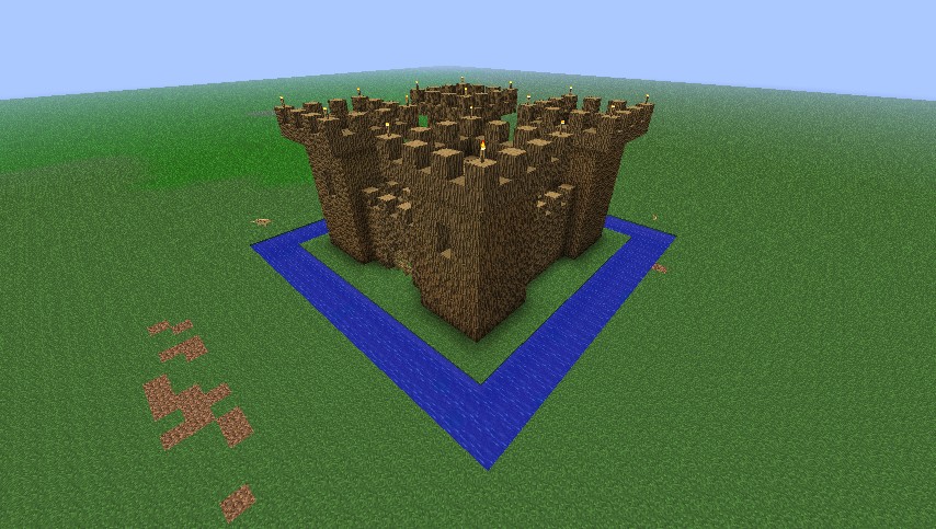 Wooden Castle Minecraft Map