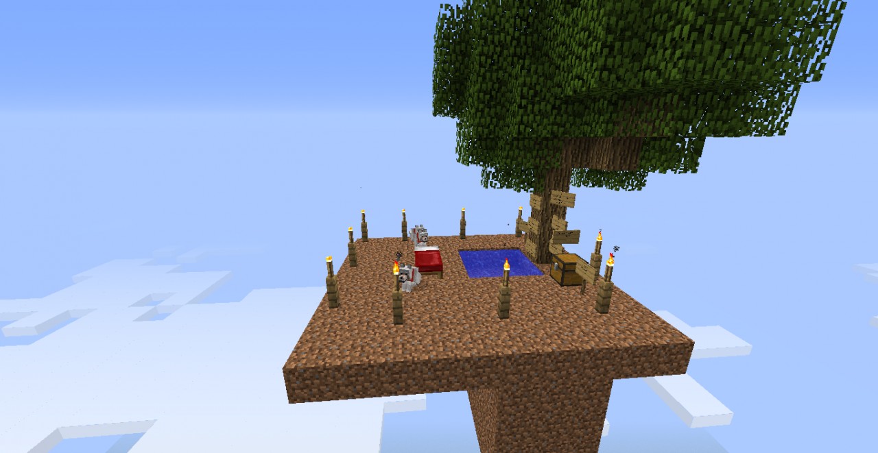 Sky survival Minecraft Map