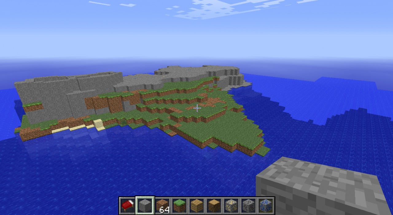 Mysterious Island (HANDMADE ISLAND) WITH PICS Minecraft Map