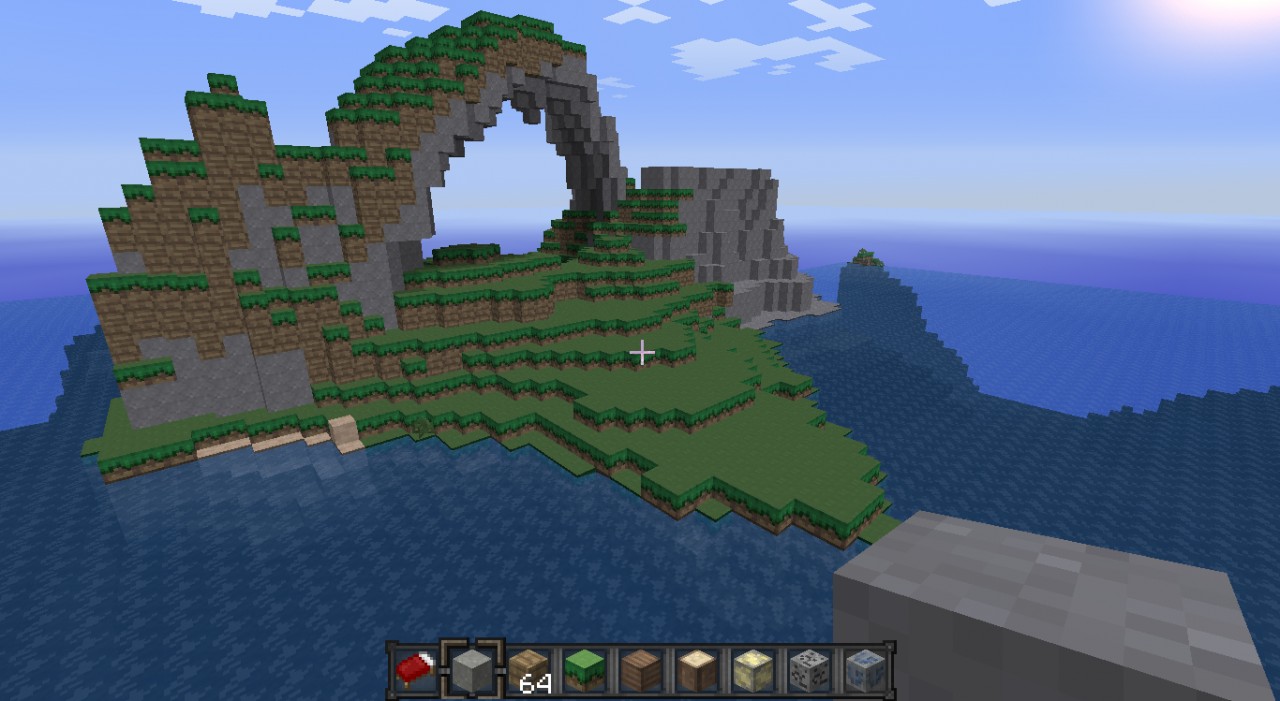 Mysterious Island (HANDMADE ISLAND) WITH PICS Minecraft Map