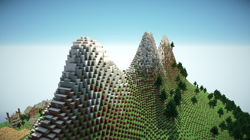 The Majestic Alpine Town- European themed- Minecraft Map