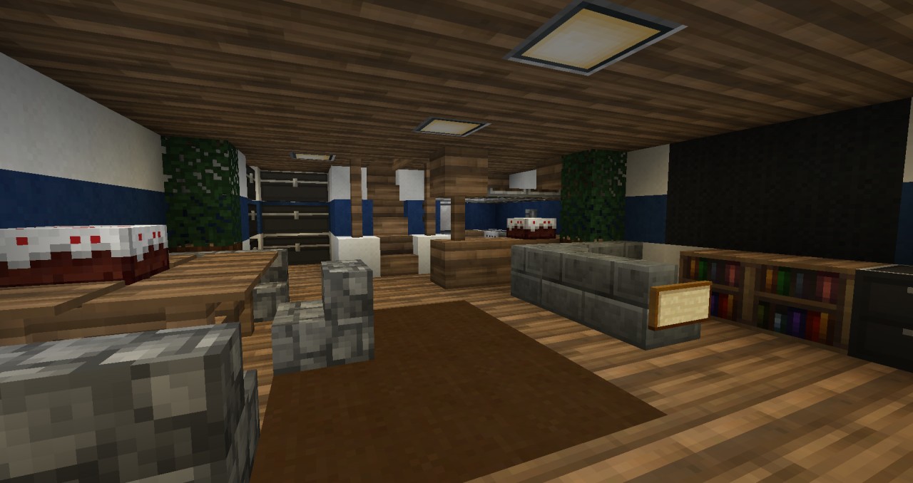 Modern Ship [Furnished] With Sails! Minecraft Map