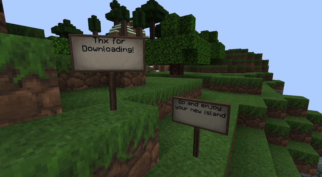 Floating Island [Build your own] [20 Subs Special] Minecraft Map