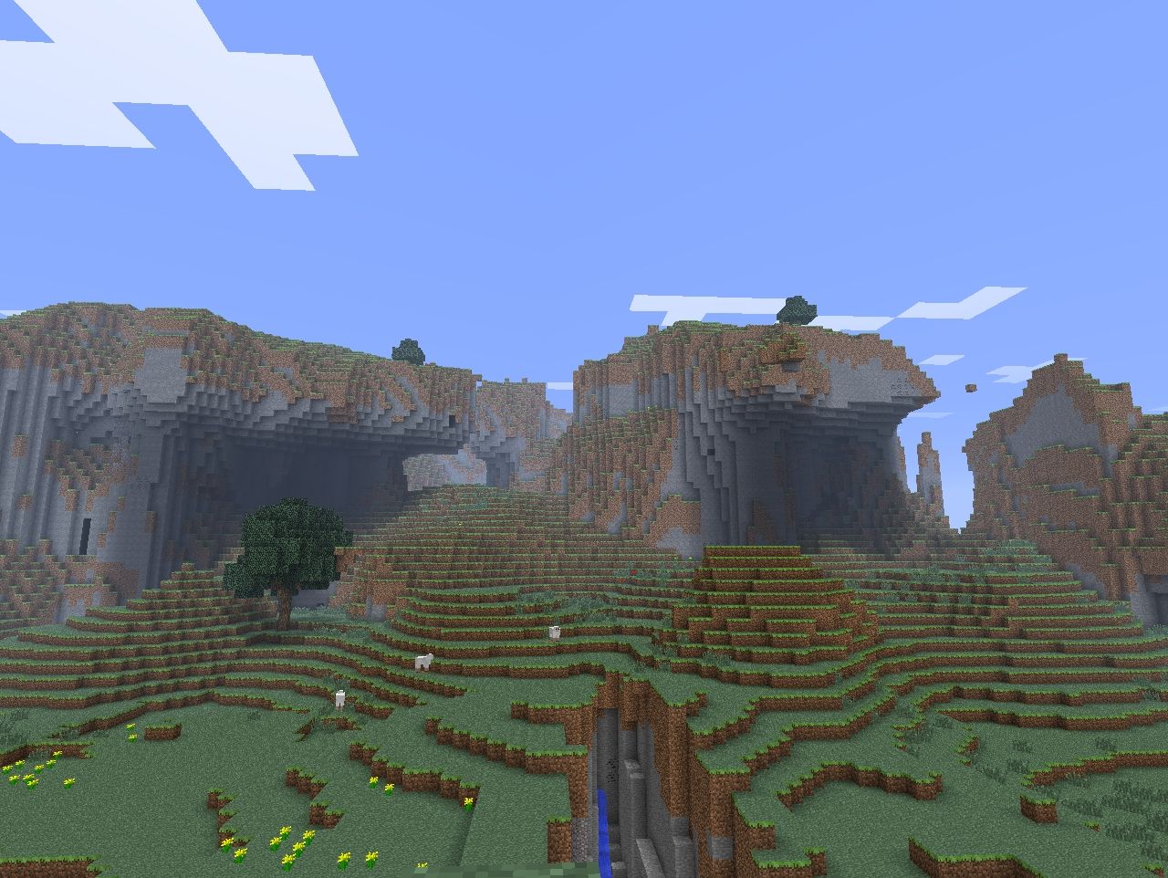mountains seed Minecraft Map