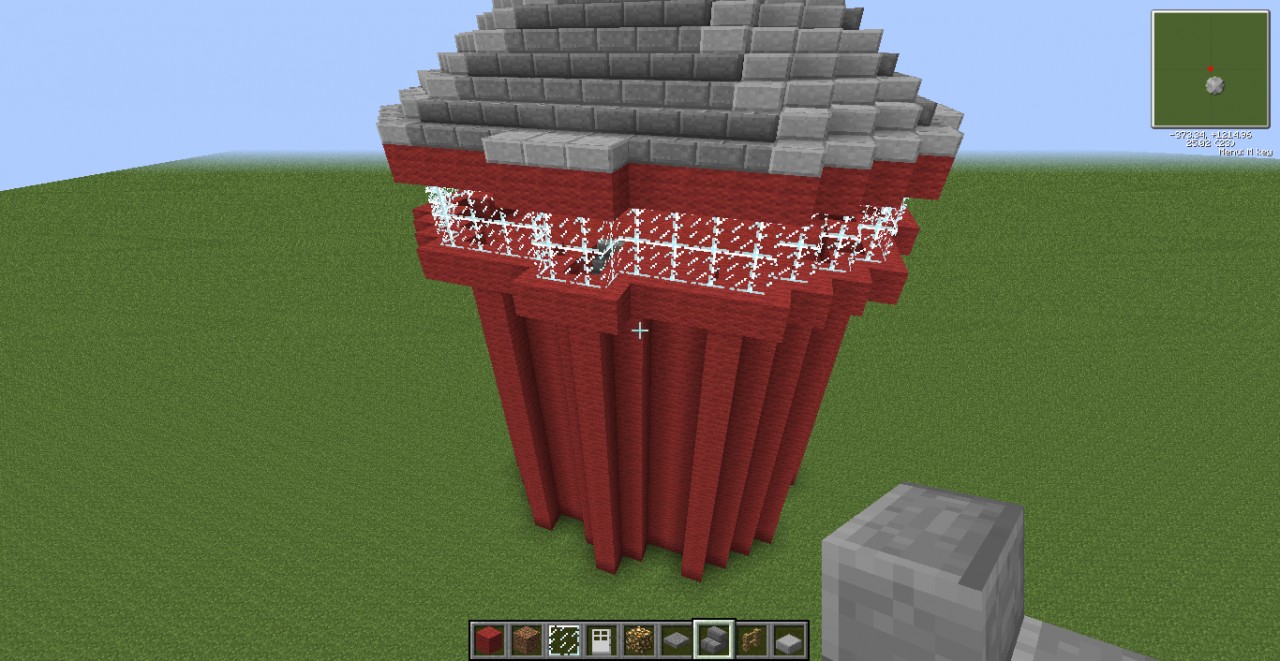 Red Wool Tower Of Awesomeness Minecraft Map