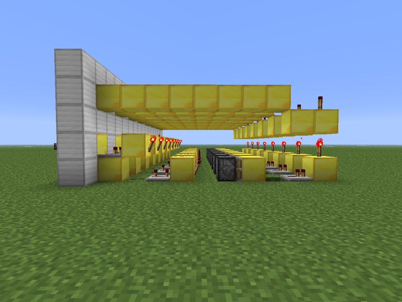 8 Bit (1 Byte) Memory Minecraft Map