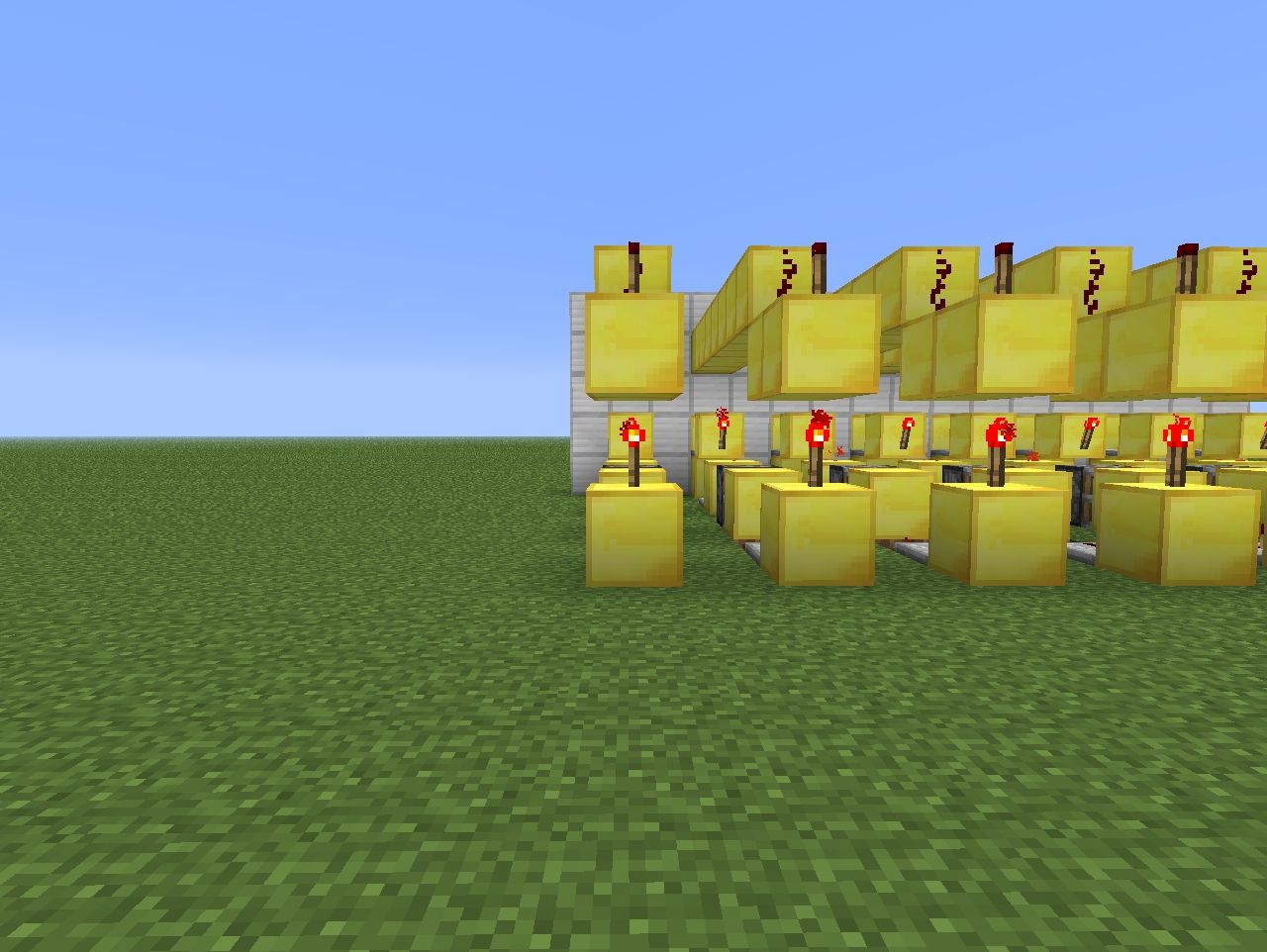 8 Bit (1 Byte) Memory Minecraft Map