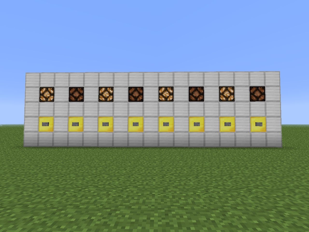 8 Bit (1 Byte) Memory Minecraft Map
