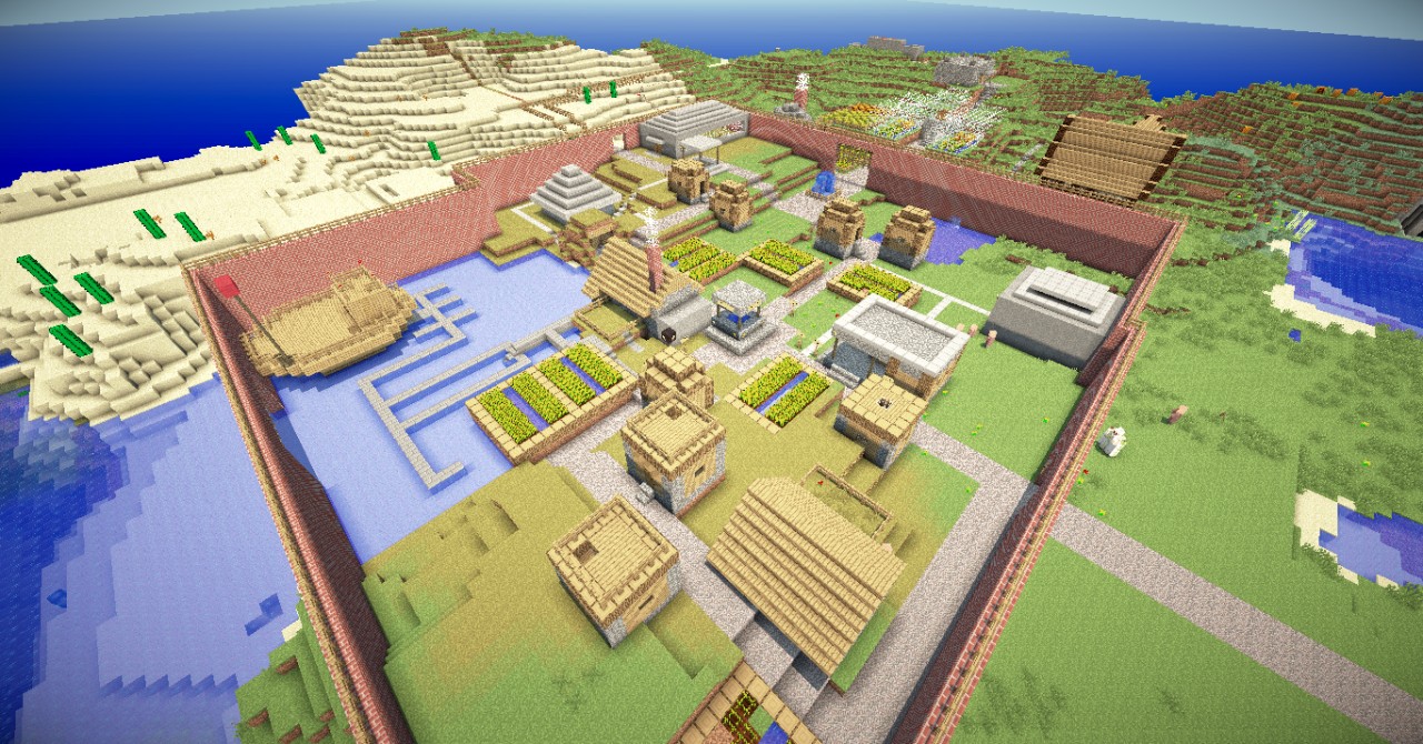 Improved NPC-Village (Now it looks perfect!) Minecraft Map