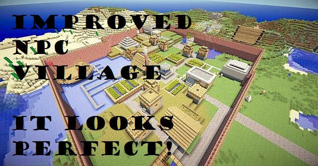 Improved NPC-Village (Now it looks perfect!) Minecraft Map