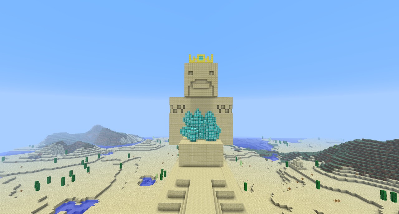 The Temple of 128 Diamonds Minecraft Map