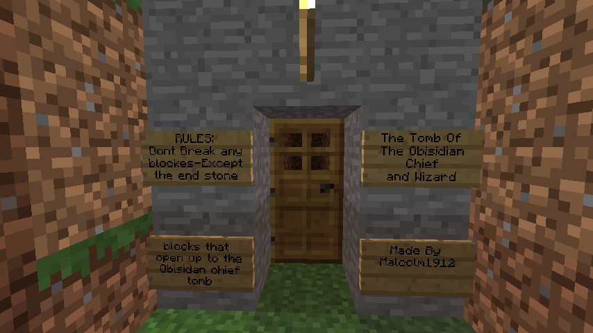 The Obsidian Chief's Tomb Adventure Map Minecraft Map