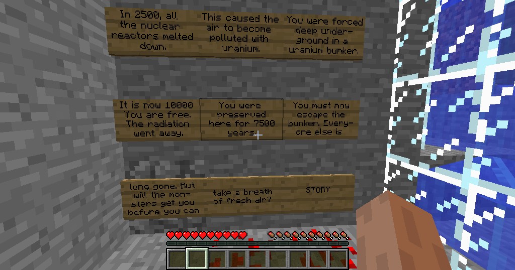 First survival map Minecraft Map