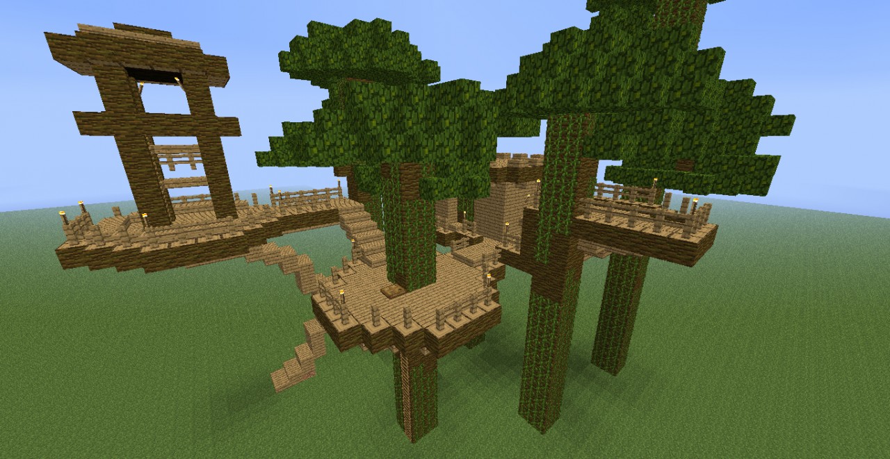 tree house Minecraft Map