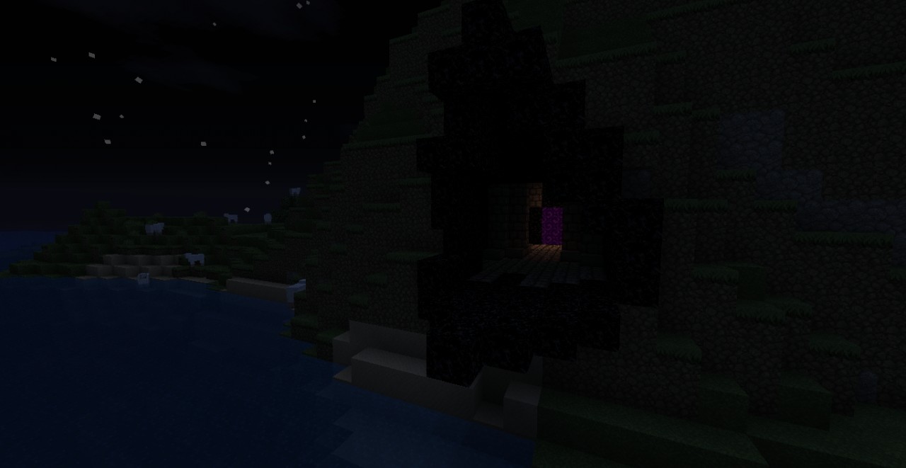 Dramatic Nether Entrance Minecraft Map