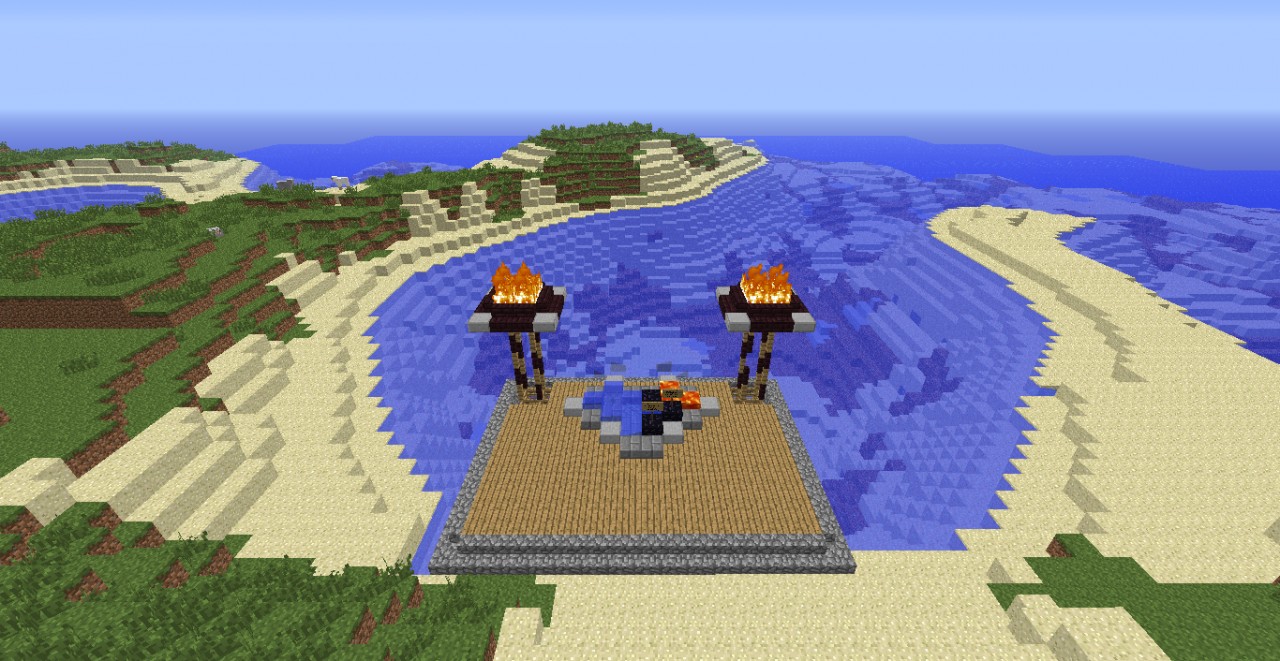 Pixel Art Minecraft Map