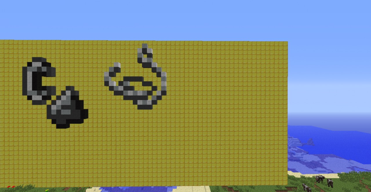 Pixel Art Minecraft Map