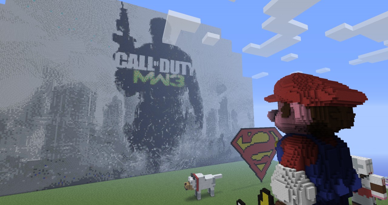 3D Art Minecraft Map