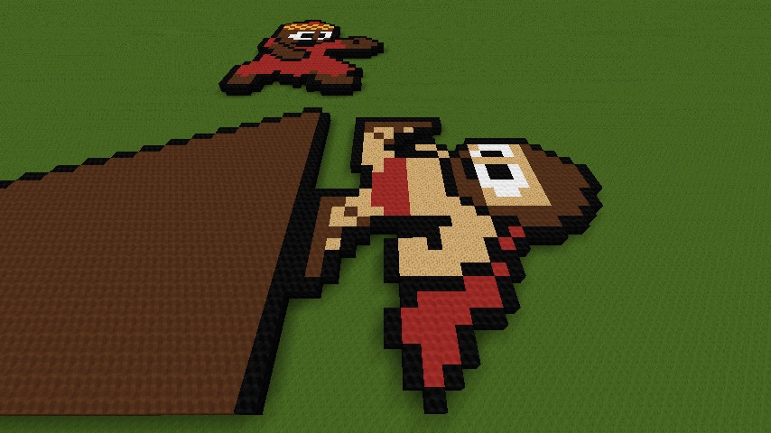 300: THIS IS SPARTA! (8-bit) Minecraft Map