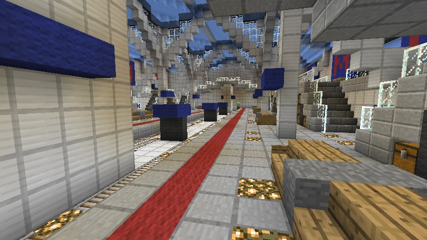 Modern train station Minecraft Map