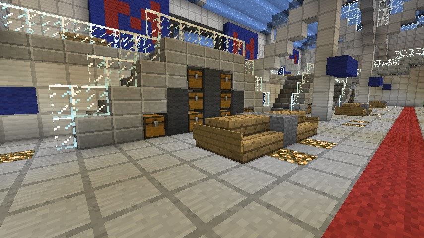 Modern train station Minecraft Map