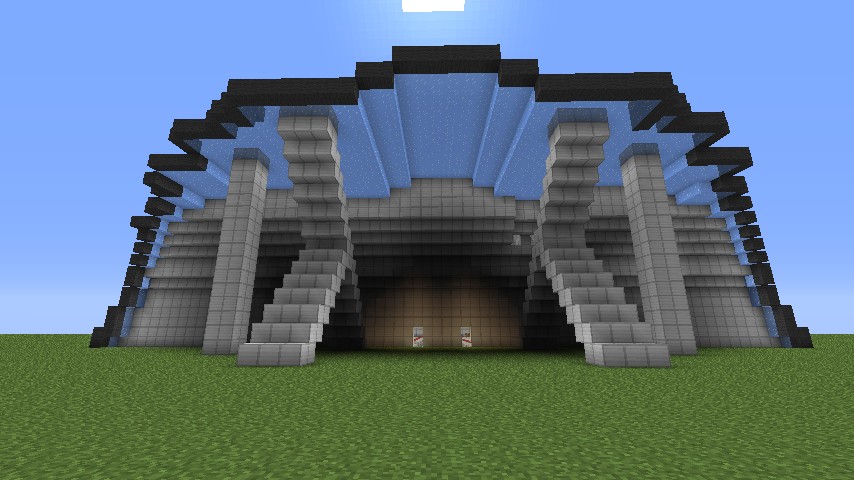 Modern train station Minecraft Map